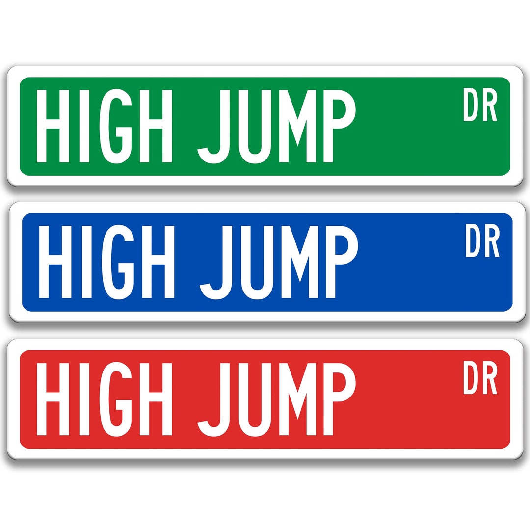 High Jump Sign, Track and Field Gift, Track and Field Wall Decor, Track ...