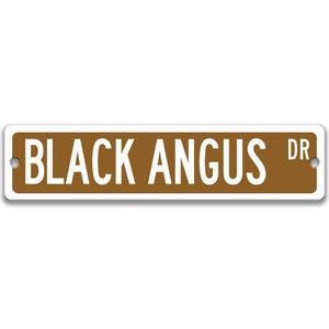 Black Angus Sign, Cow Sign Cattle Sign Farm Sign Cow Gift Cow Lover ...