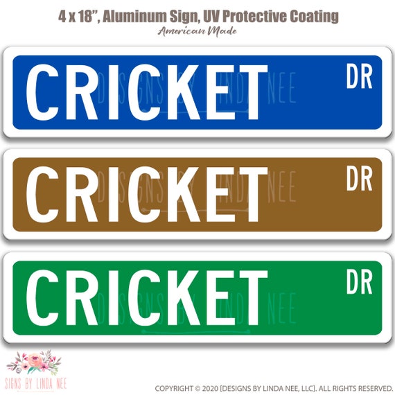 Cricket Cricket Sign Gift for Cricket Player Cricket Decor | Etsy