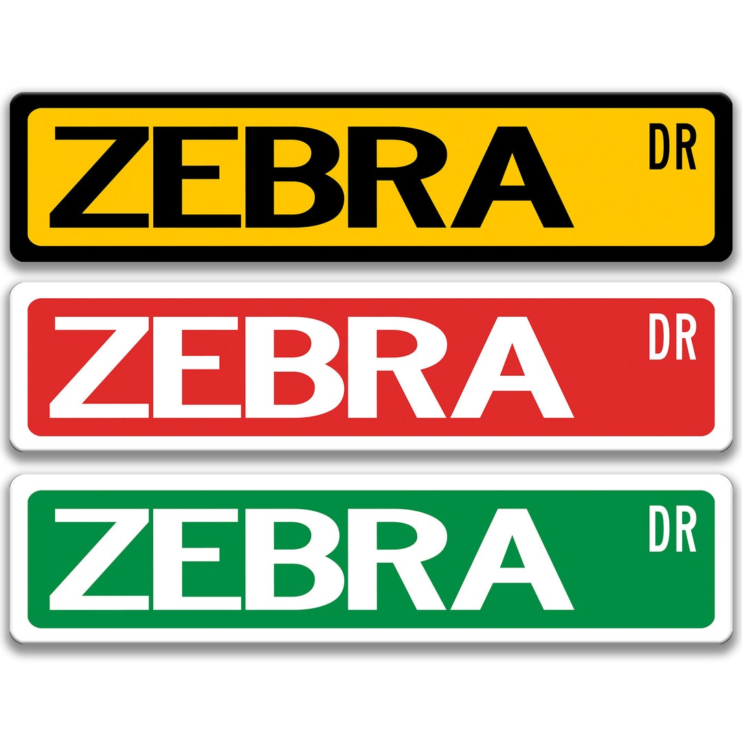 Zebra Sign, Zebra Gift, Zebra Decor, Zebra Lover, African Equine ...