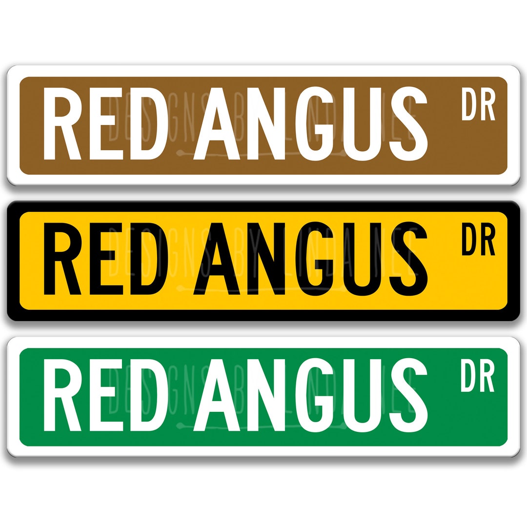 Red Angus Sign, Hereford Cattle Sign Farm Sign Cow Gift Cow Lover Gift ...