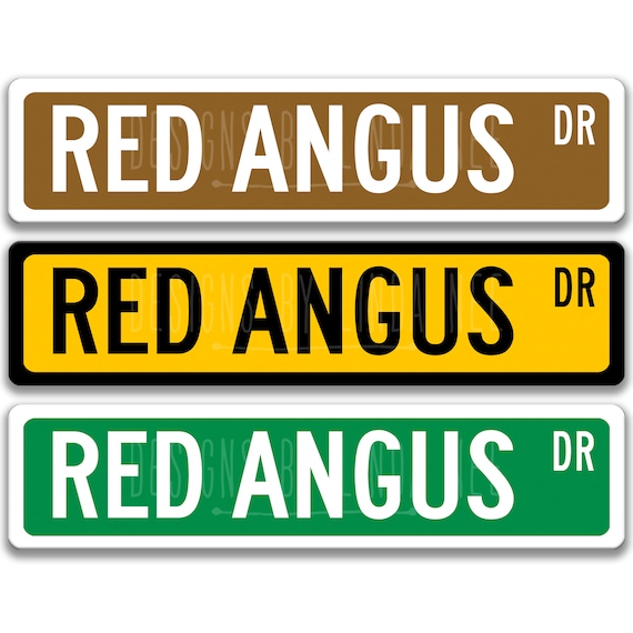 Red Angus Sign Hereford Cattle Sign Farm Sign Cow Gift Cow | Etsy