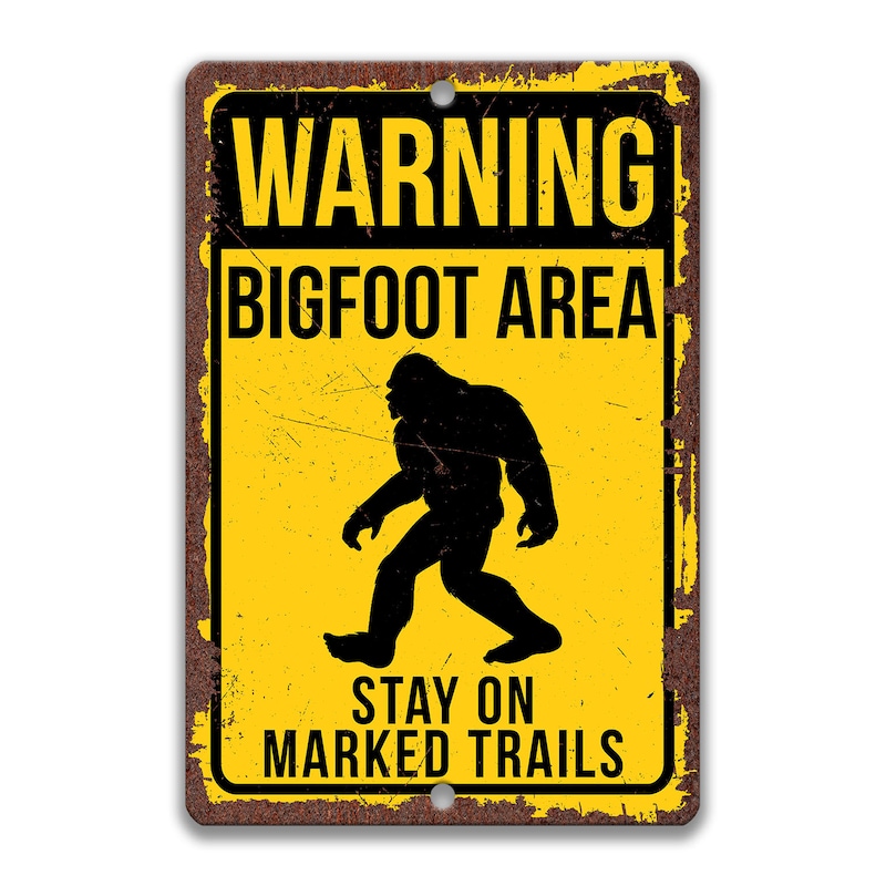 Bigfoot Sign - Etsy