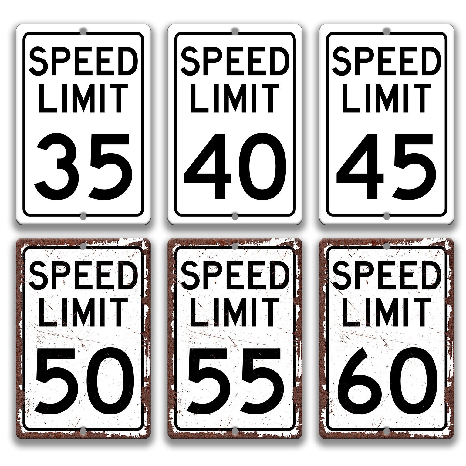Personalized Speed Limit Sign Pick Your Speed Custom Speed - Etsy