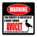 Funny Avocet Warning Sign, Avocet Decor, Avocet Sign, Shorebird Sign ...