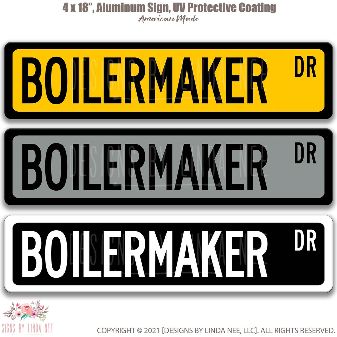 Boilermaker, Boilermaker Gift, Boilermaker Sign, Metal Worker ...