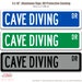 Cave Diving, Cave Diving Sign, Deep Sea Diving, Scuba Diver Gift ...