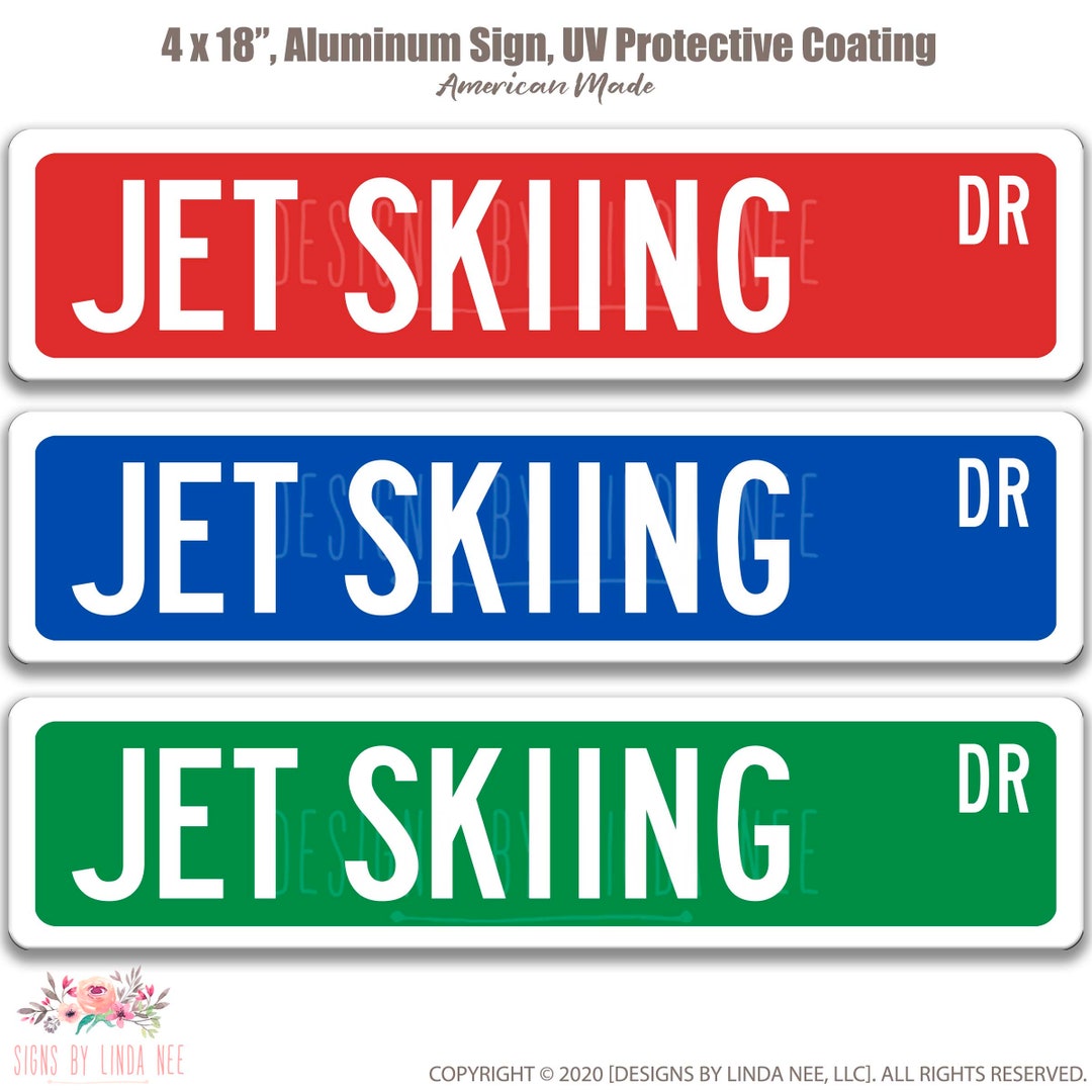 Jet Skiing, Jet Skiing Sign, Jet Skier Gift, Lake House Sign, Lake ...