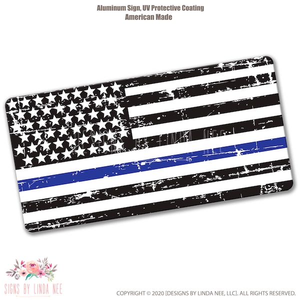 Thin Blue Line Decor - Etsy
