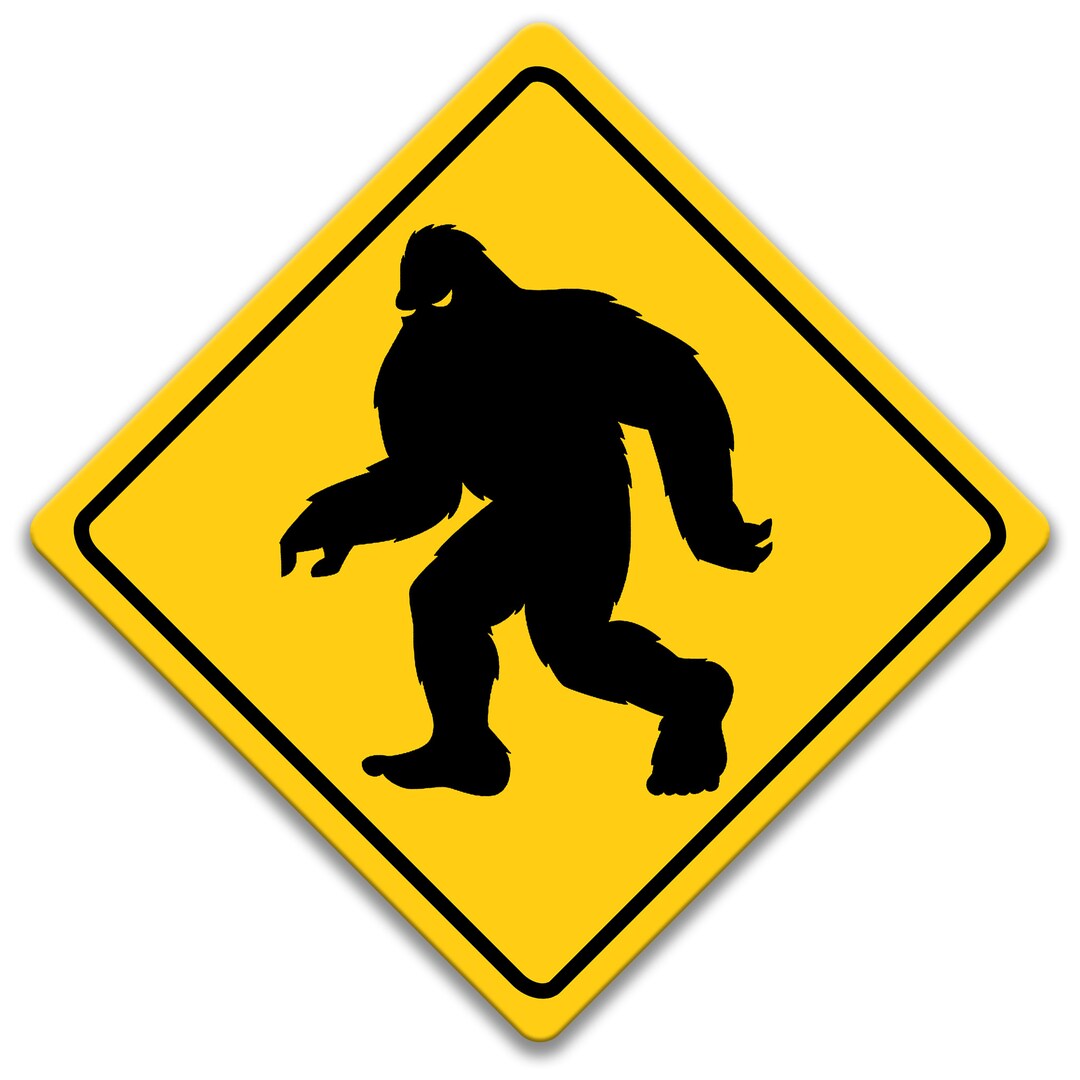 Abominable Snowman Xing, Abominable Snowman Sign, Abominable Snowman ...