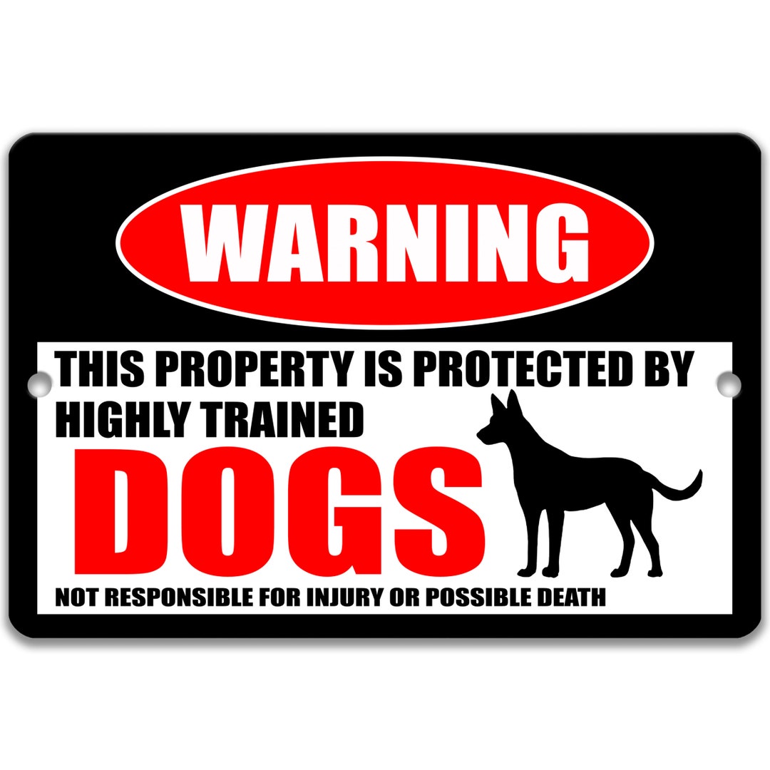 Dog Sign Cabin Sign Funny Dog Sign Dog Decor Dog Warning Sign Funny ...