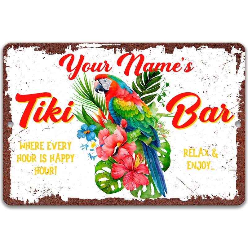 Tiki Bar Signs - Etsy