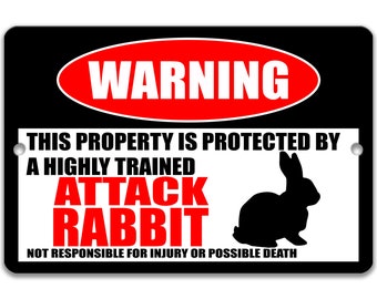 Dwarf Bunny Zone Pet Rabbit Novelty Sign Aluminum 6 - Etsy