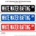 White Water Rafting White Water Rafting Sign Mountain River - Etsy