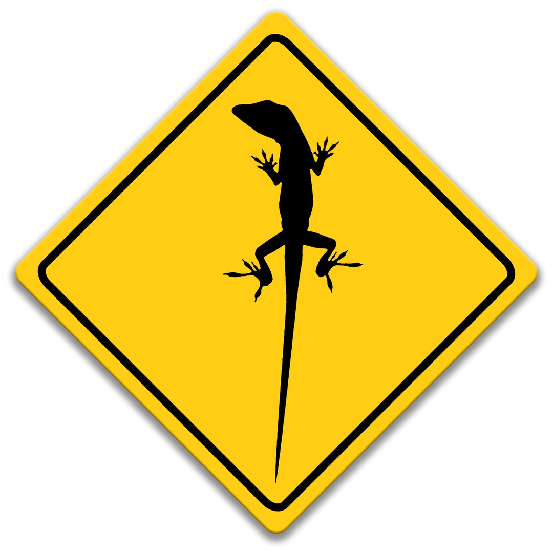 Anole Crossing Sign, Anole Xing Sign, Anole Decor, Anole Sign, American ...