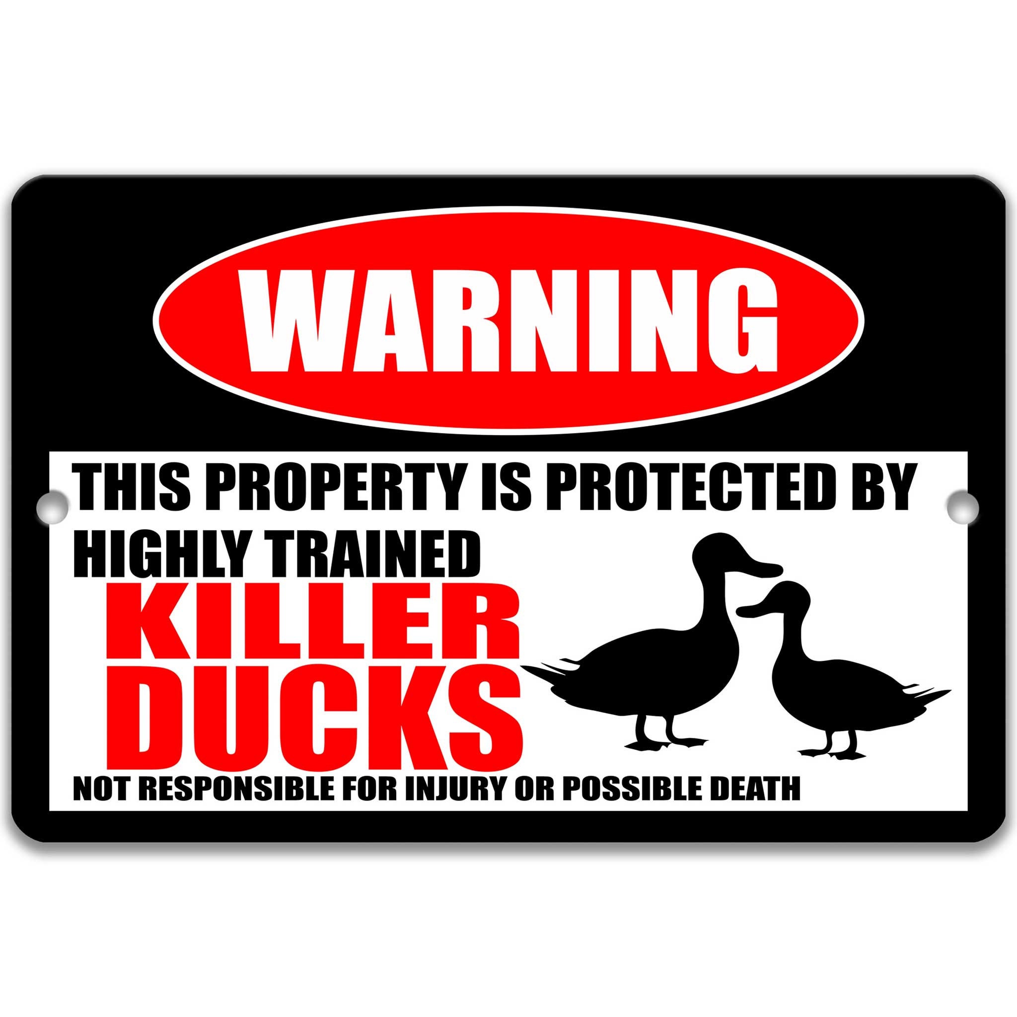 Funny Duck Sign Ducks Sign Duck Warning Sign Duck Coop Sign - Etsy