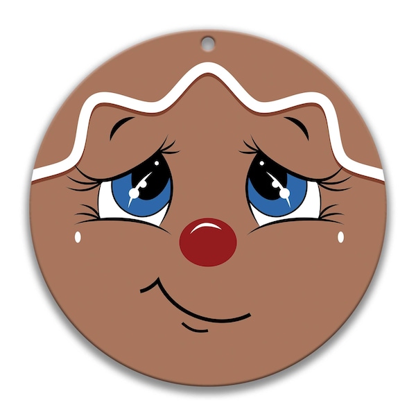 Gingerbread Face - Etsy
