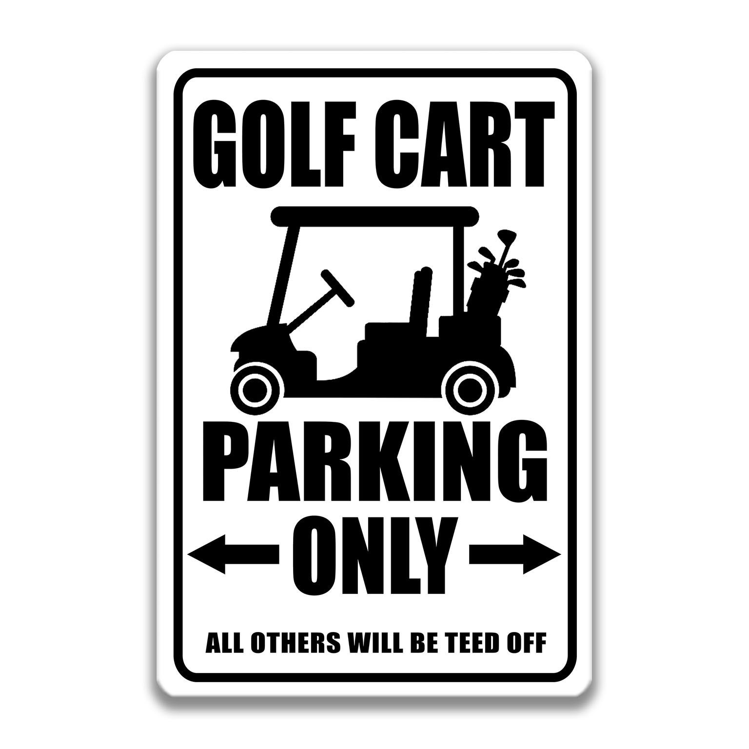 Golf Cart Parking Only Sign Golf Cart Sign Golf Lover Gift - Etsy