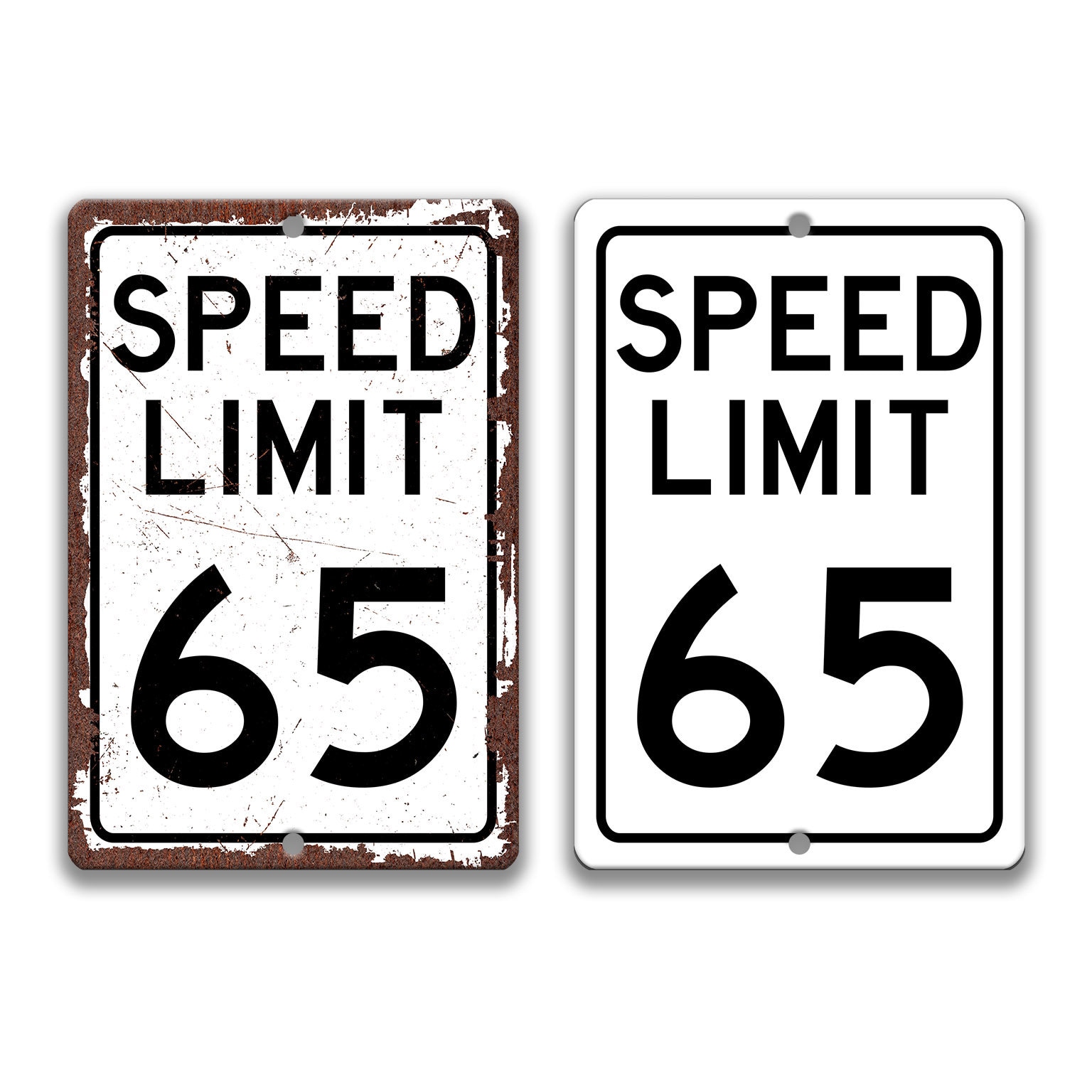 Personalized Speed Limit Sign Pick Your Speed Custom Speed - Etsy