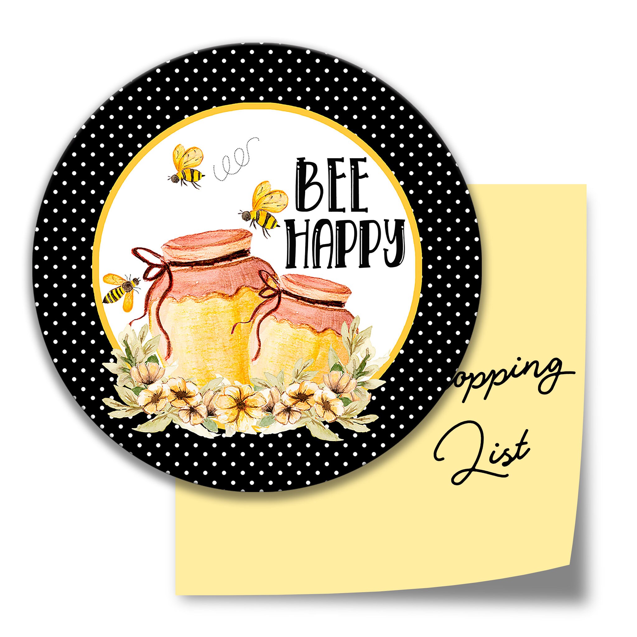 Bee Happy Sign Bee Happy Wreath Sign Bee Sign Spring Sign | Etsy