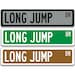Long Jump Sign, Track and Field Gift, Track and Field Wall Decor, Track ...