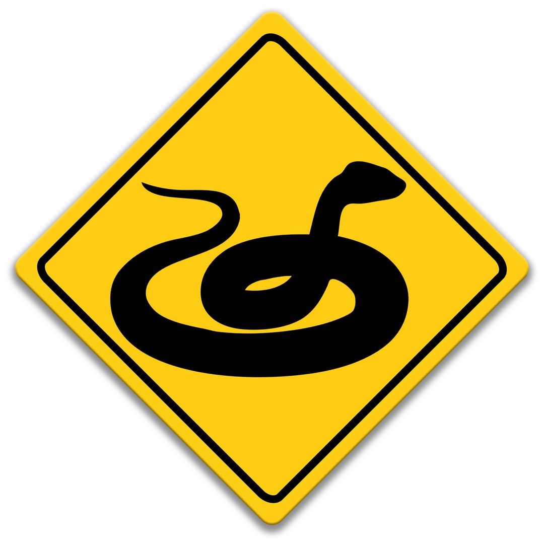Rosy Boa Crossing Sign, Rosy Boa Xing Sign, Rosy Boa Decor, Rosy Boa ...