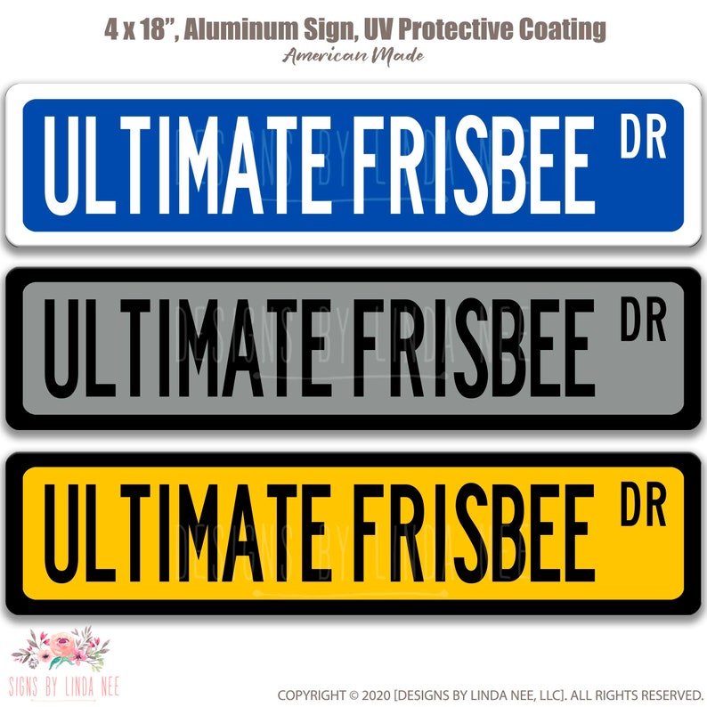 Ultimate Frisbee Ultimate Frisbee Sign Disc Golf Sign Disc - Etsy