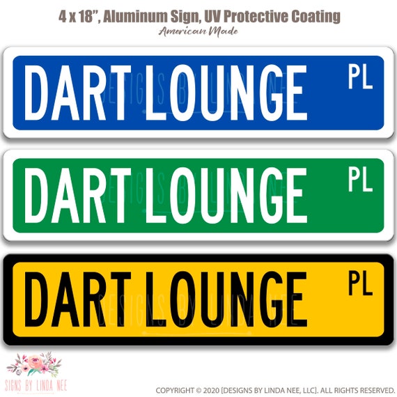 Dart Lounge Sign Game Room Sign Dart Board Sign Welcome Man | Etsy