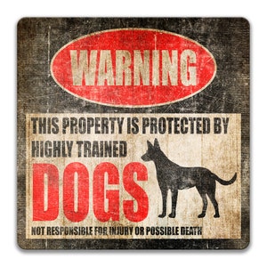 Dog Sign Cabin Sign Funny Dog Sign Dog Decor Dog Warning Sign Funny ...