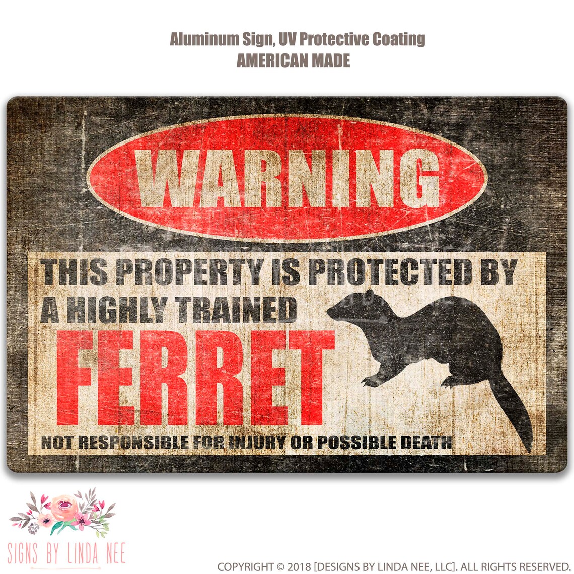 Ferret Accessories Ferret Sign Funny Ferret Sign Ferret | Etsy