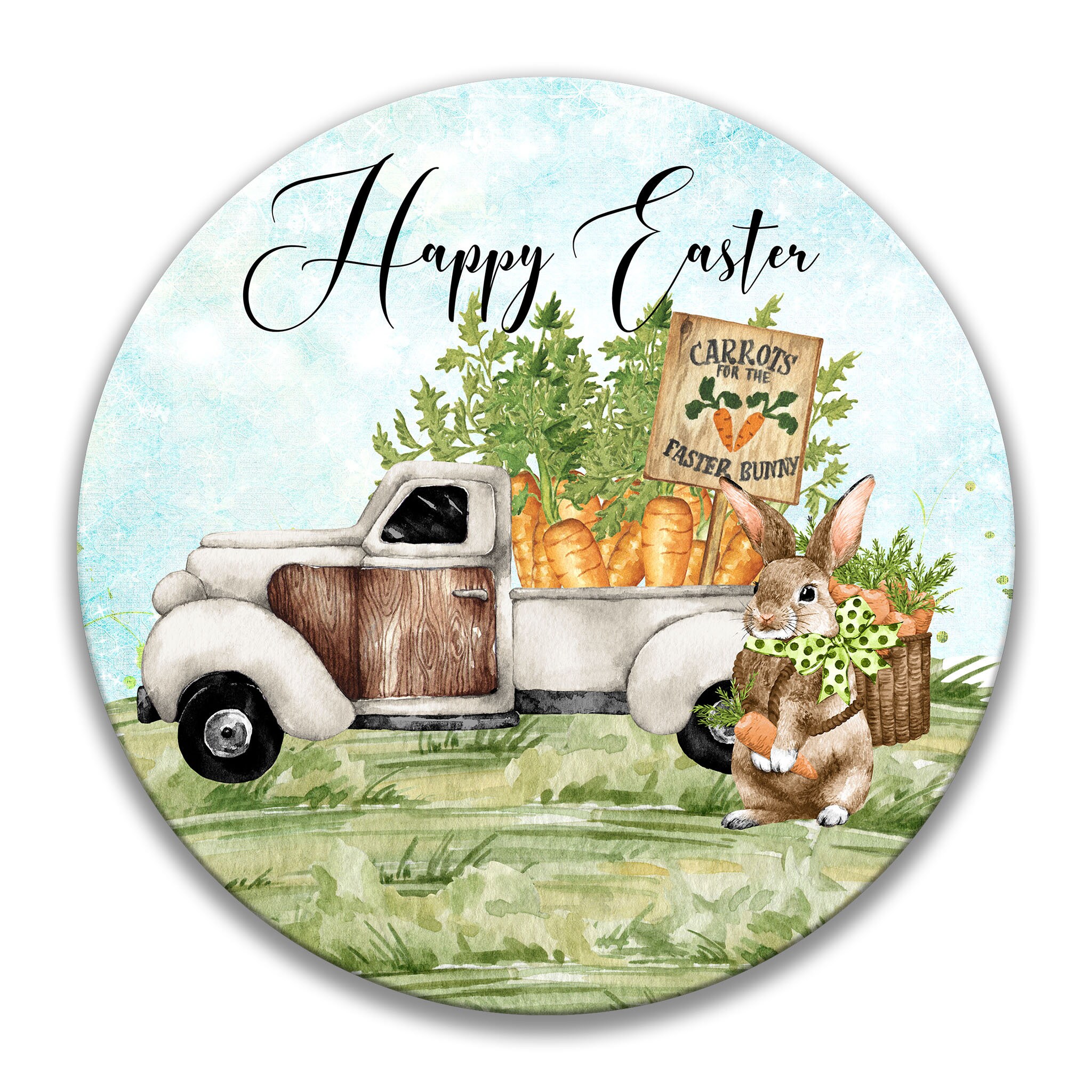 Happy Easter Sign Vintage Truck Sign Easter Sign Easter - Etsy