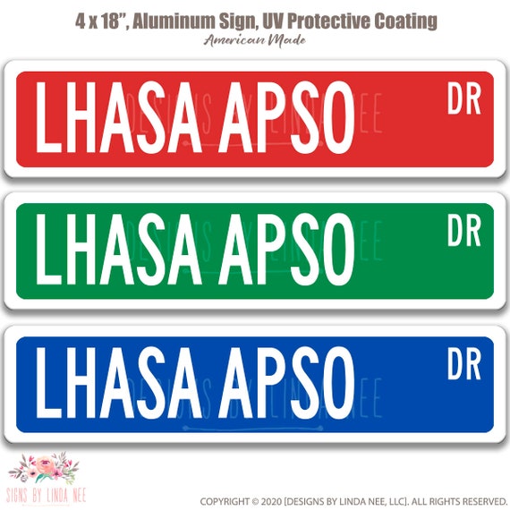 Lhasa Apso Sign Lhasa Apso Dog Sign Gift Dog Lover Gift Custom | Etsy