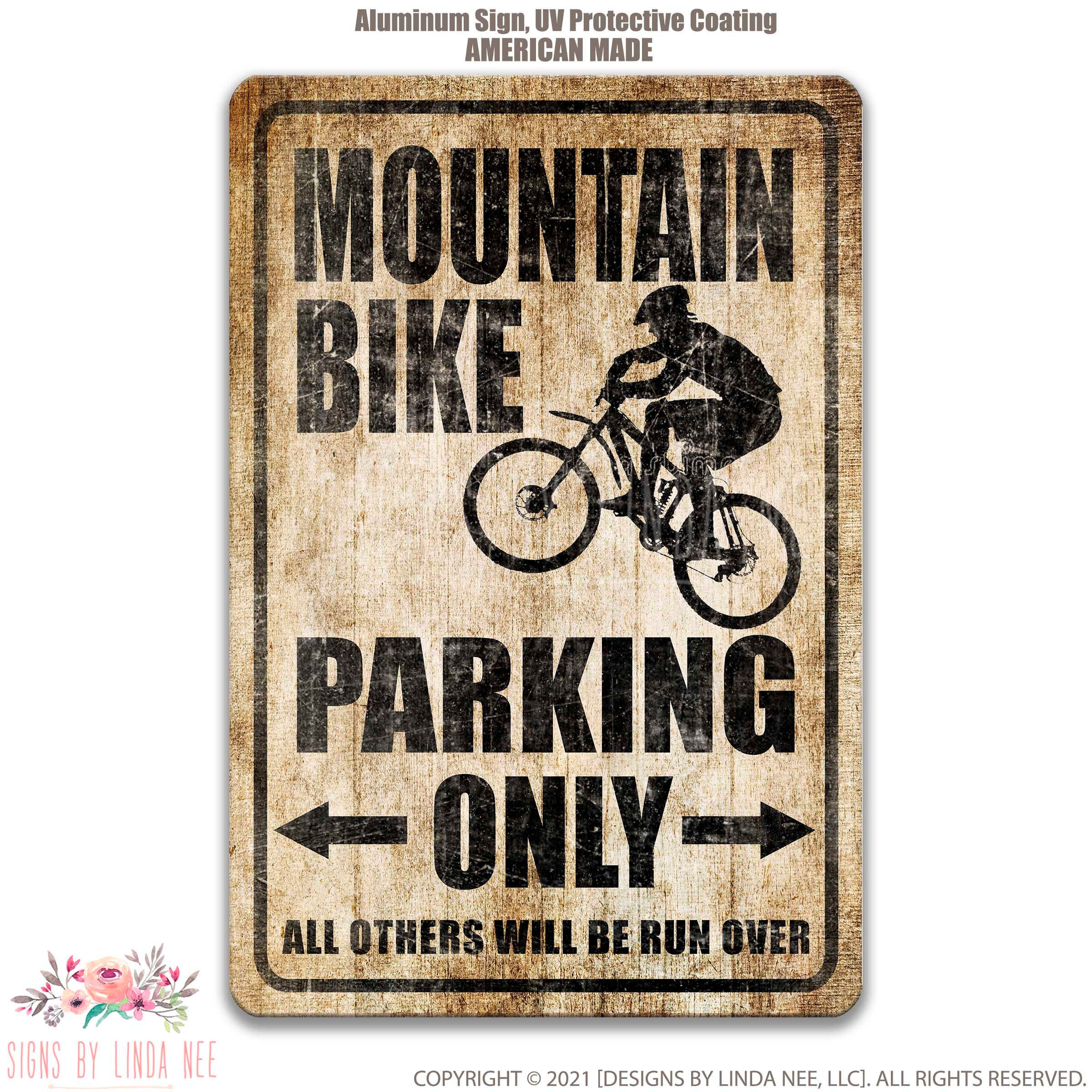 Mountain Biking Sign