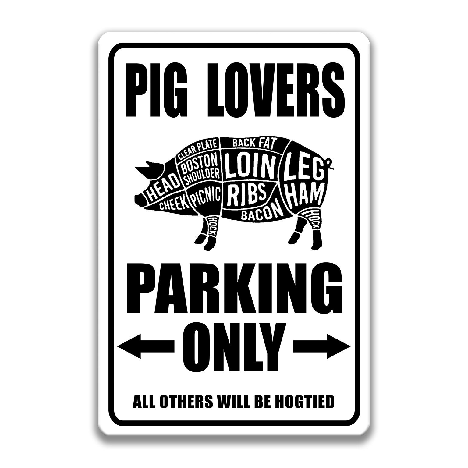 Funny Pig Lovers Sign Meat Eater Gift Pig Gift Farm Animal - Etsy