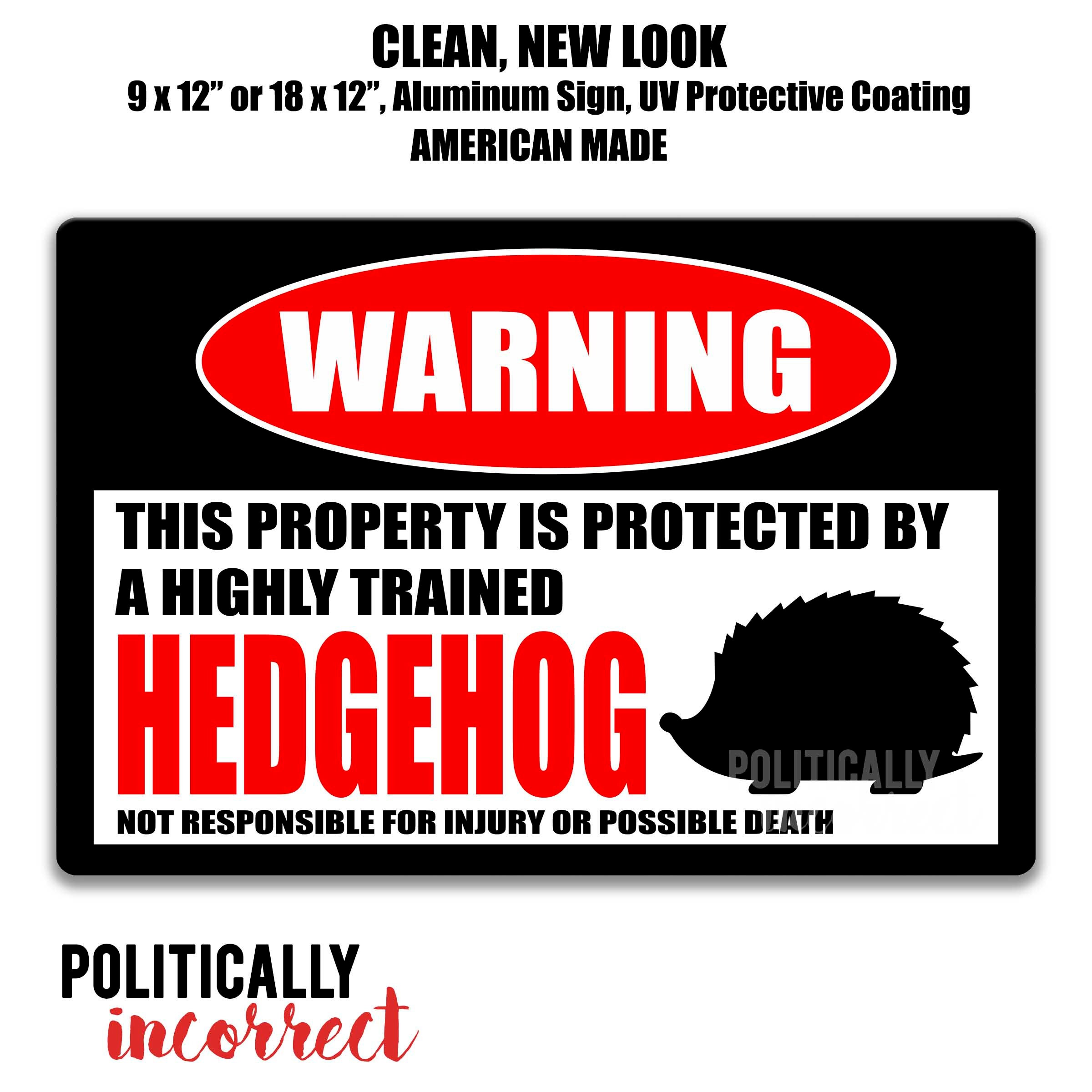 Hedgehog Sign Funny Hedgehog Sign Hedgehog Accessories | Etsy