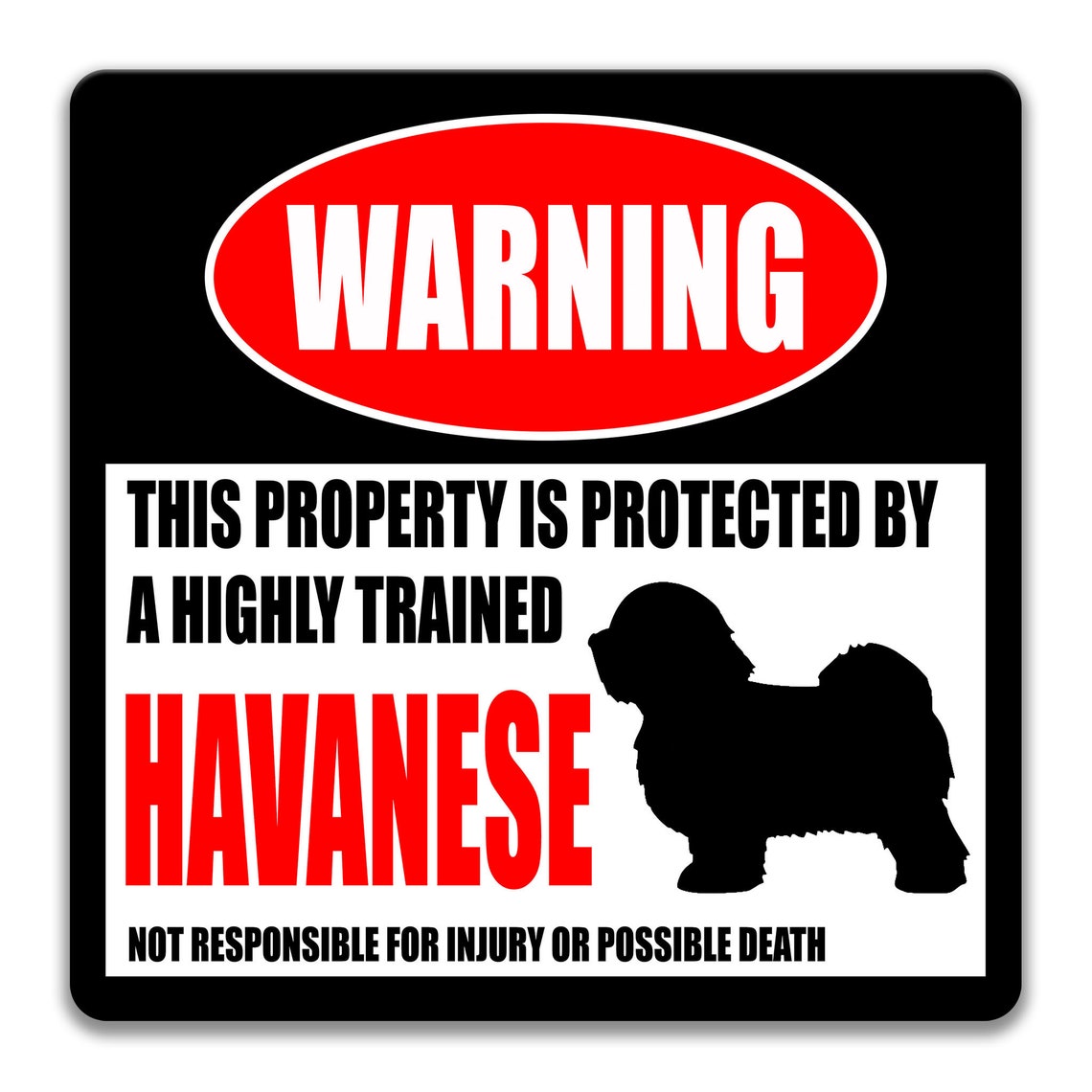 Havanese Sign Funny Havanese Sign Havanese Dog Sign Funny - Etsy