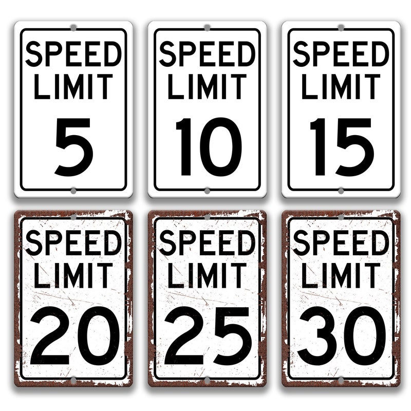 Highway Speed Signs - Etsy