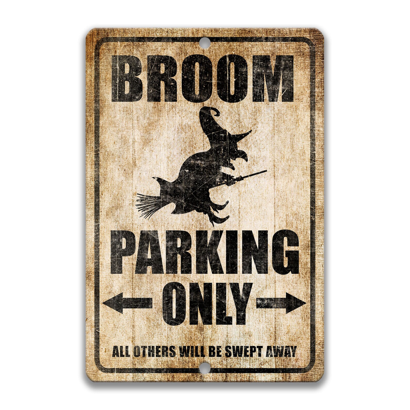 Broom Parking Sign Broom Sign Witches Broom Sign - Etsy