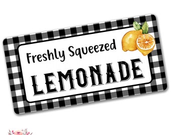 Fresh Squeezed Lemonade Sign Personalized Lemonade Stand - Etsy