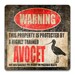 Funny Avocet Warning Sign, Avocet Decor, Avocet Sign, Shorebird Sign ...