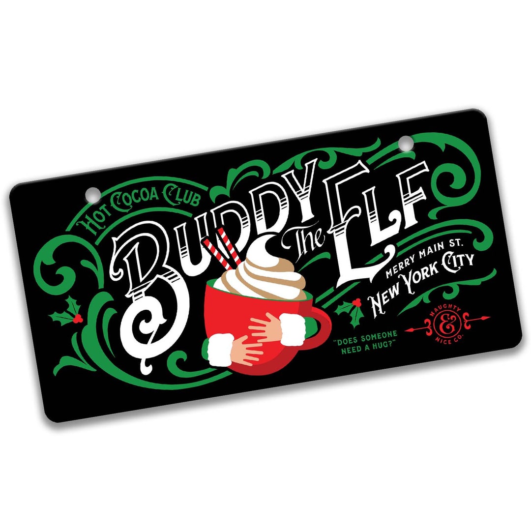 Buddy the Elf Christmas Wreath Sign, Elf Movie Quote Decor, Funny Movie ...