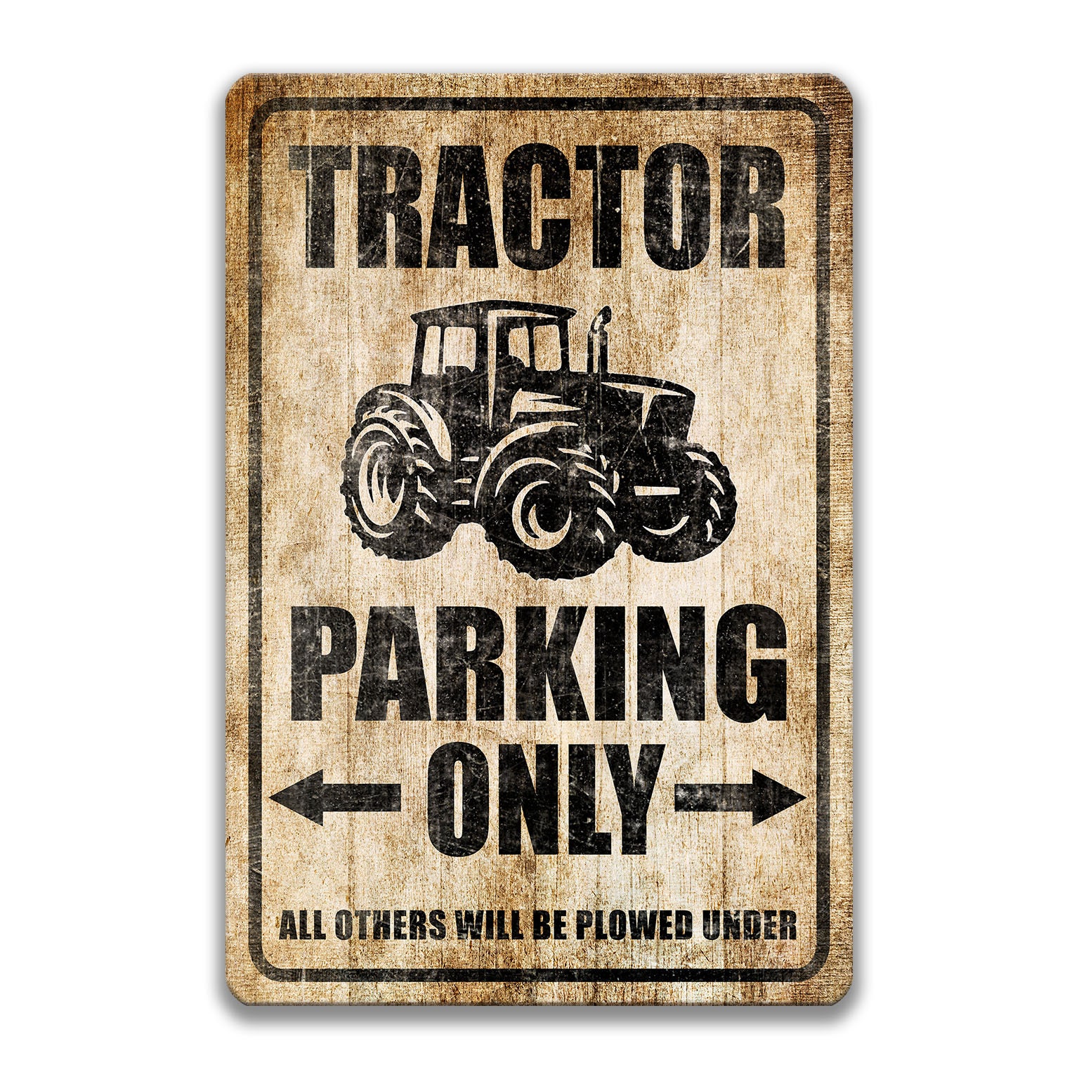 Tractor Parking Sign Tractor Sign Farm Sign Farmer Vehicle | Etsy