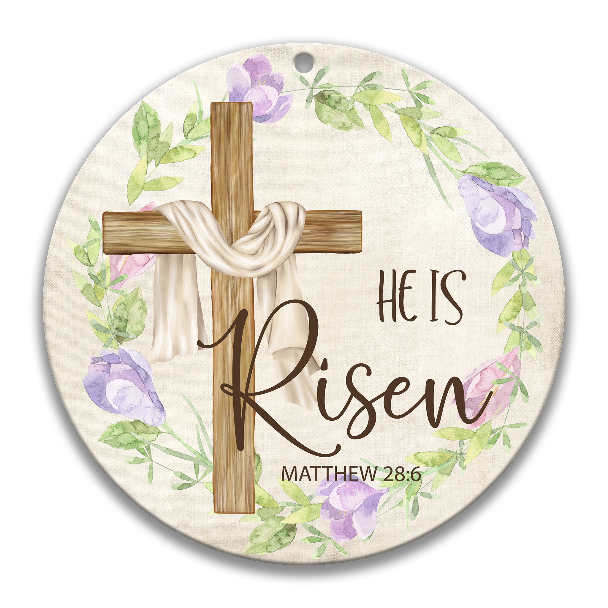 He is Risen Sign for Easter and Spring Wreaths Religious - Etsy