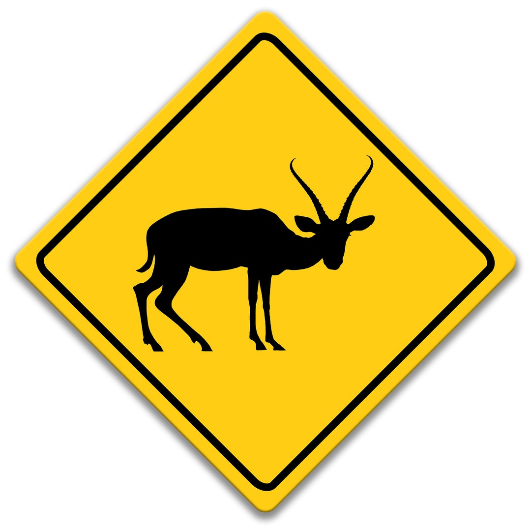 Antelope Crossing Sign, Antelope Xing Sign, Antelope Decor, Antelope ...