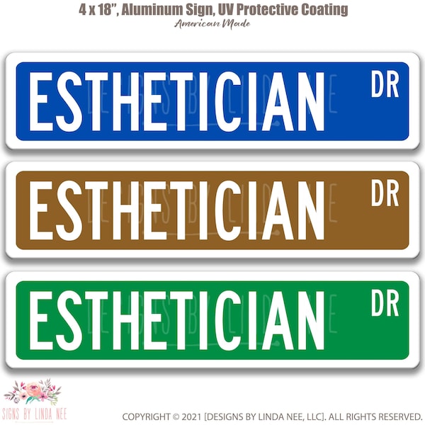 Esthetician Door Sign - Etsy