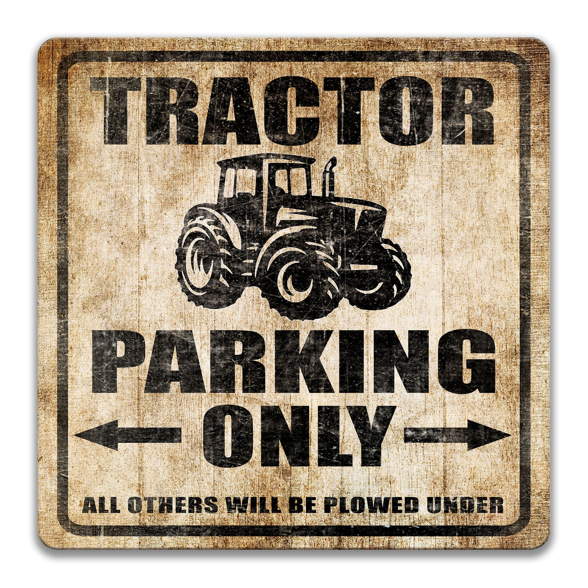 Tractor Parking Sign Tractor Sign Farm Sign Farmer Vehicle | Etsy