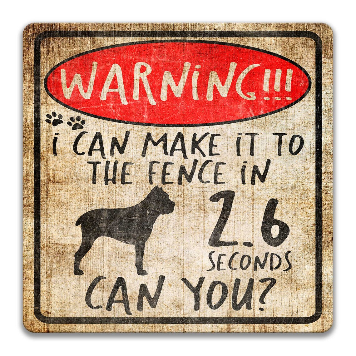 Cane Corso Dog Sign No Trespassing Sign Funny Dog Sign Warning | Etsy