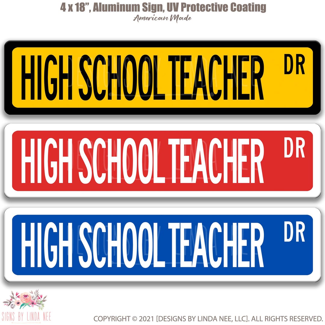 High School Teacher Sign Teacher Gift Teacher Decor Biology - Etsy