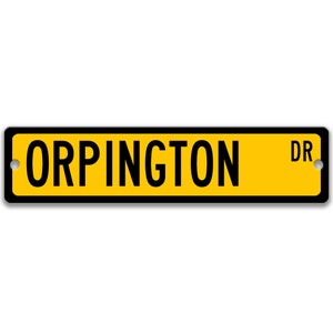 Orpington Chicken Sign, Chicken Coop Sign Chicken Gift Chicken Lover ...
