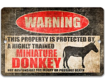 Mule Warning Sign - Etsy